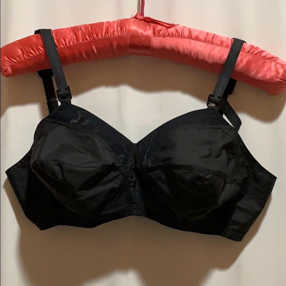 Vtg Bullet Bra Pin Up Black Montgomery Ward Gem